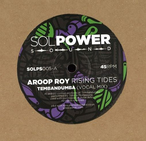 (Usado vg+) Aroop Roy – Rising Tides – Discos del Espacio
